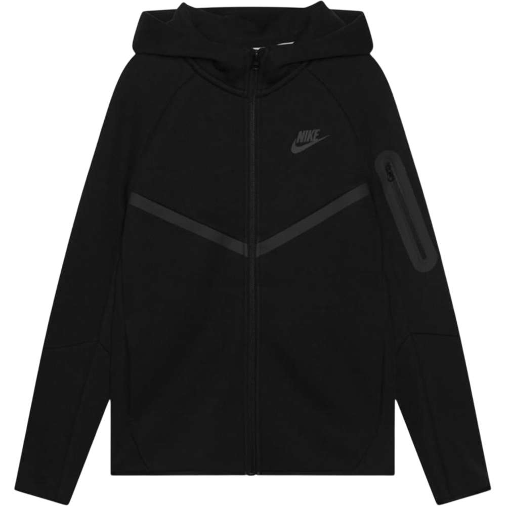 Nike Tech Fleece Zip Hoodie Black (GS) – DripOrDrop